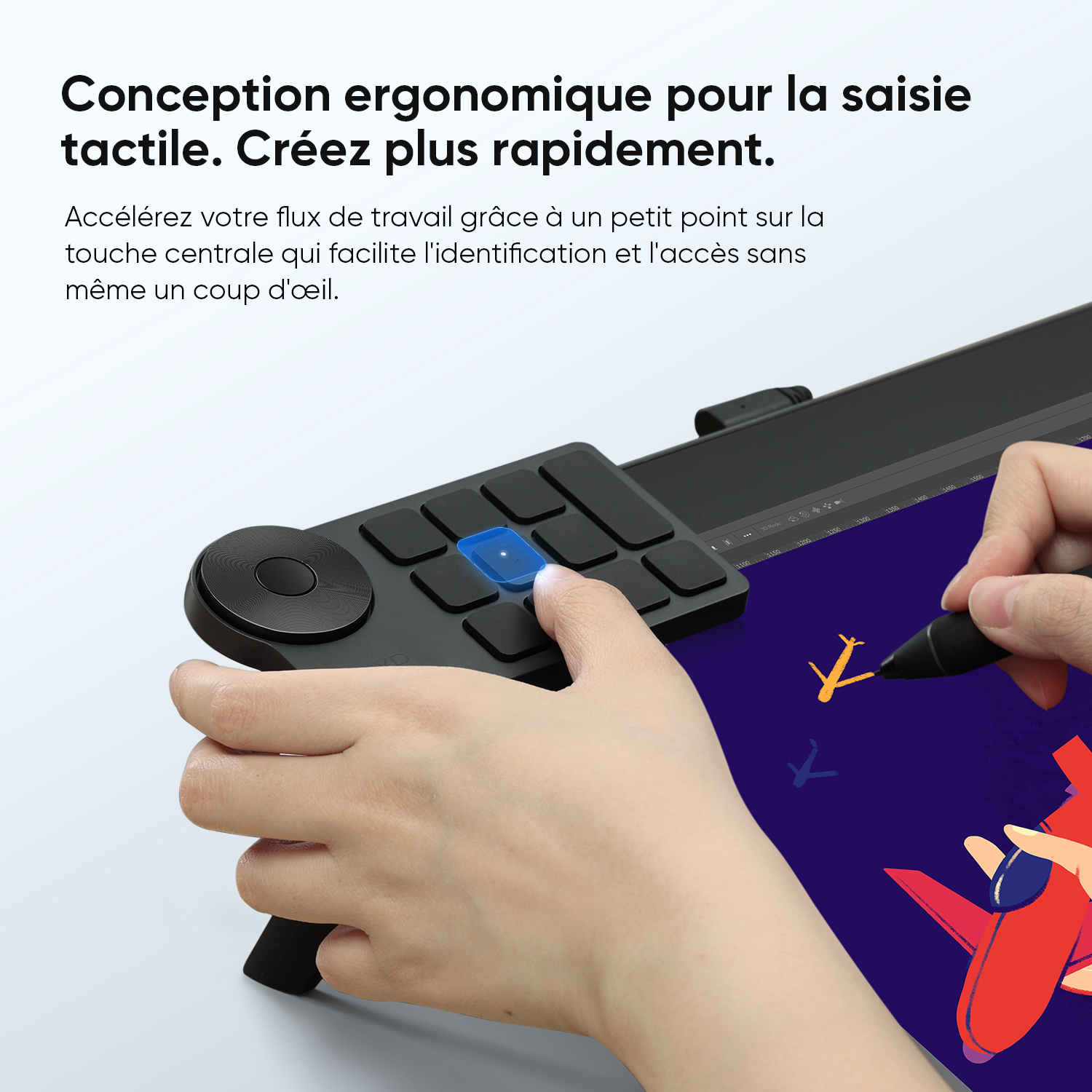 ACKO5 Wireless Shortcut Remote | XP-PEN Boutique Officielle