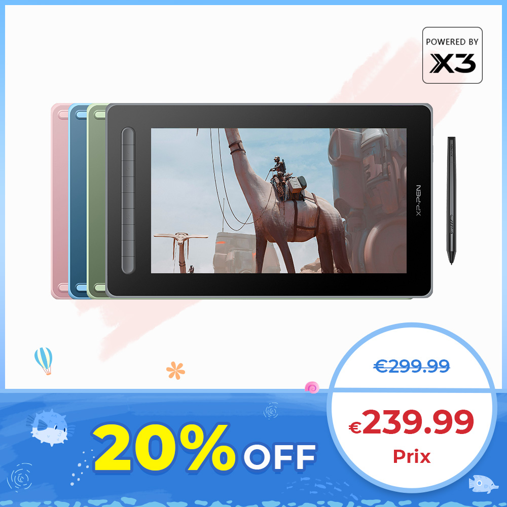 Artist 13 (2nd Gen) tablette graphique avec écran | XP-PEN Boutique Officielle