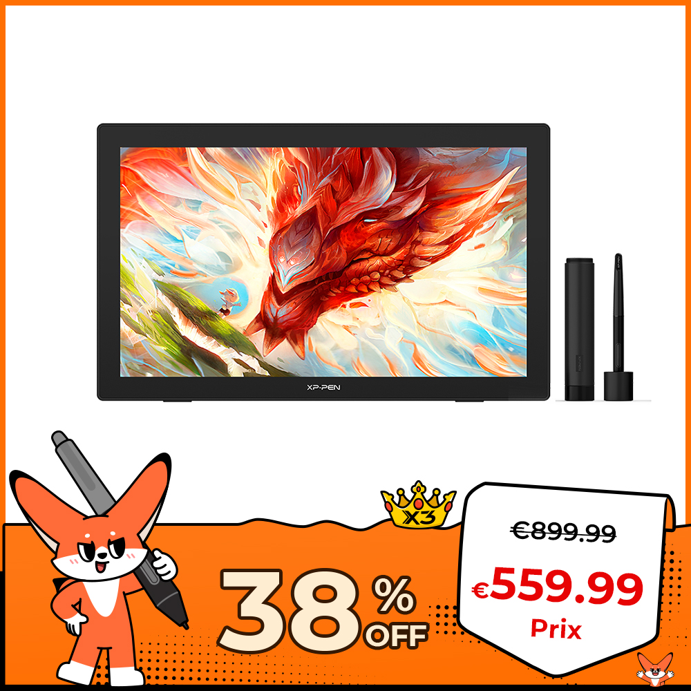 Artist 24 grande tablette graphique avec écran | XP-PEN Boutique Officielle